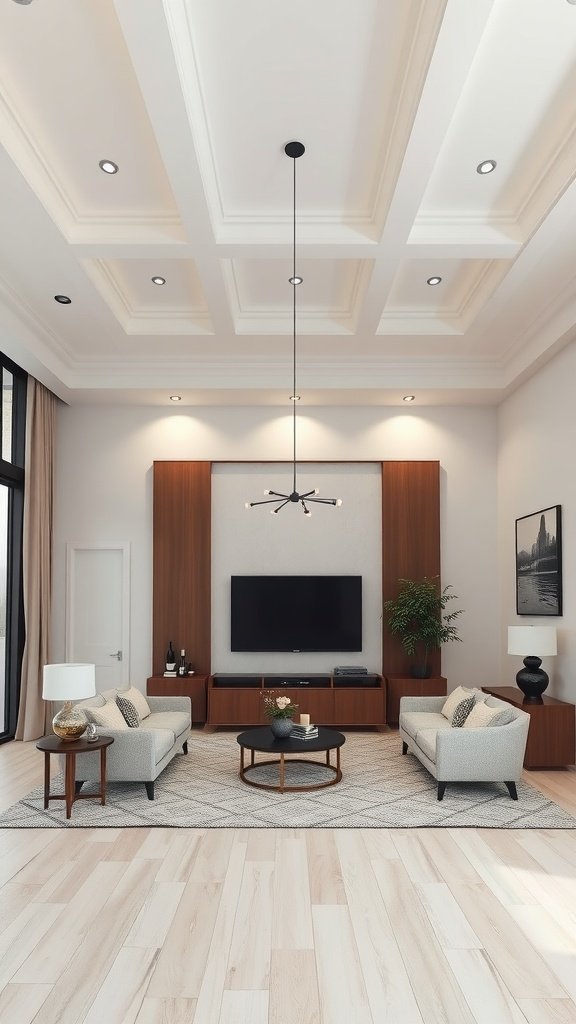 24 False Ceiling Designs To Elevate Your Living Room - Home Decor ...